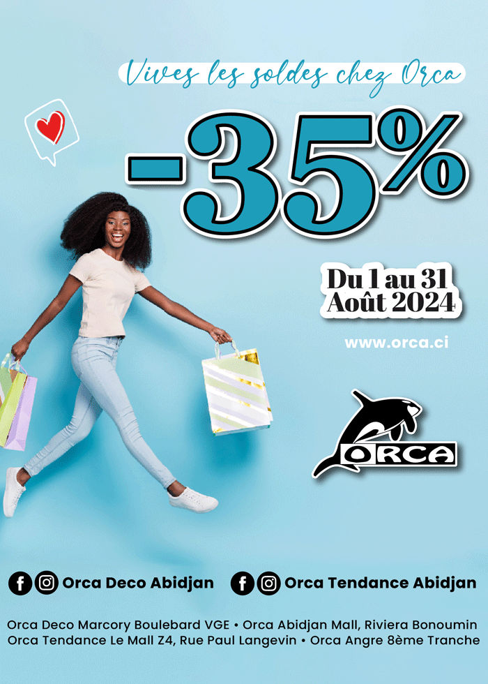 Vives les soldes chez Orca